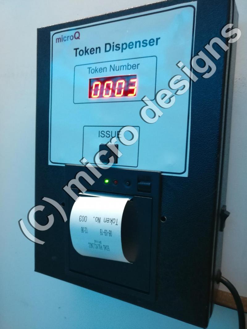 micro designs - Token Dispenser / Token Printer