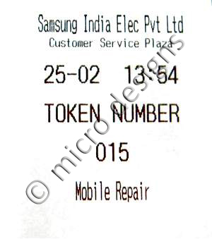 micro designs - Token Dispenser / Token Printer